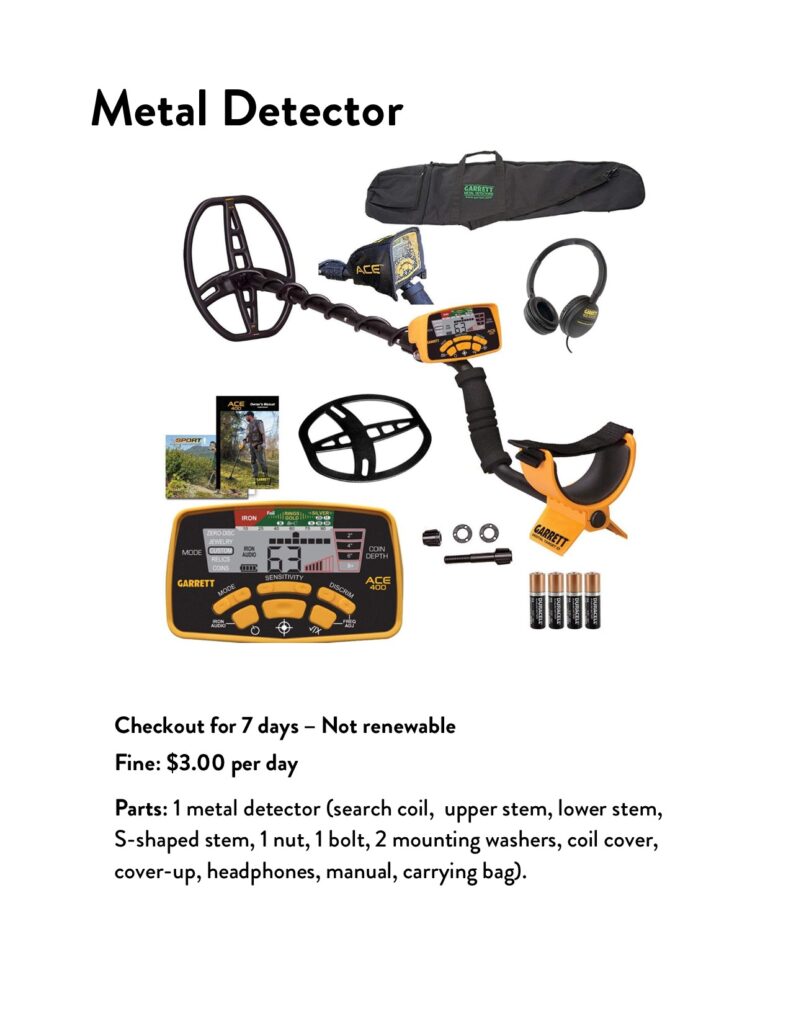 Metal Detector | Pickens County Library System